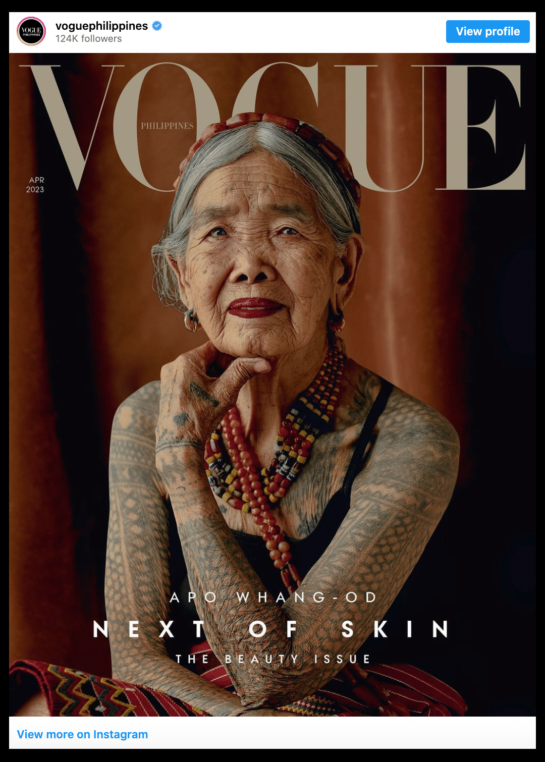 A 106 Year Old Filipino Indigenous Tattoo Artist Made It To The Cover