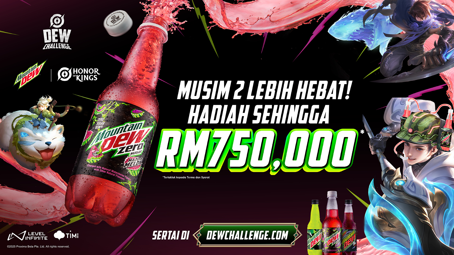The Battle Levels Up: Mountain Dew And Honor Of Kings Unleash Dew ...